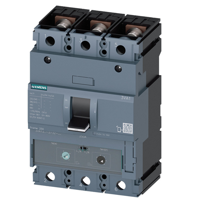 3VA1225-5EF32-0AA0 Siemens Molded Case Circuit Breaker (MCCB) 3VA1, 250 ...